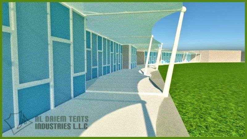 Walkway shade – Al Daiem Tent Industries LLC